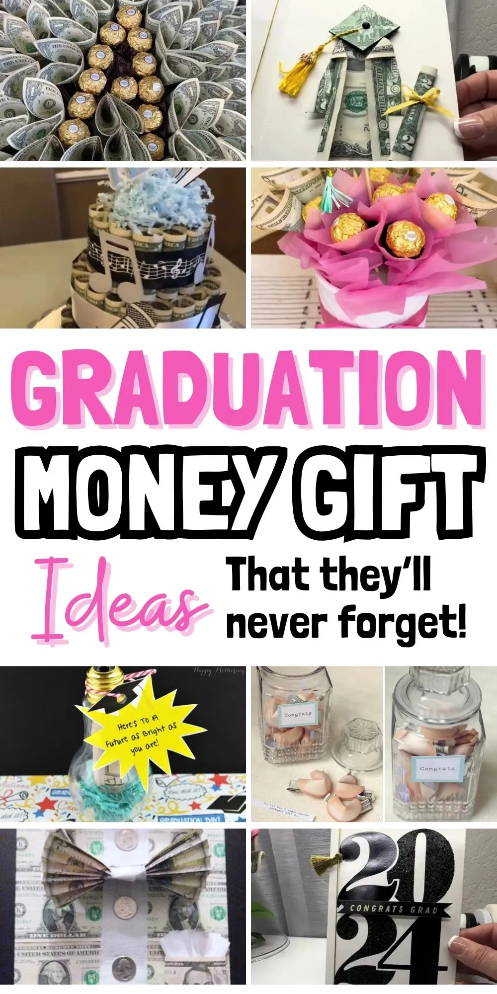20+ Cute and Creative Graduation Money Gift Ideas